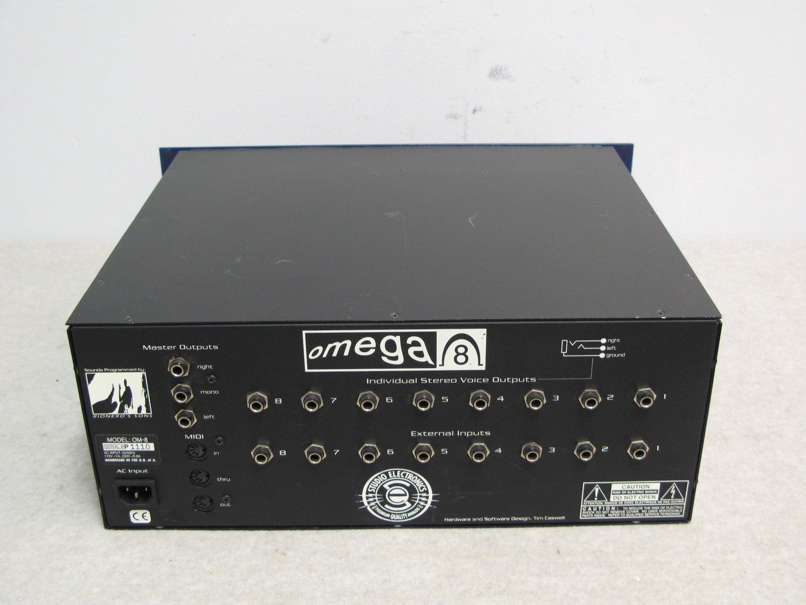 MATRIXSYNTH: Studio Electronics Omega 8, Eight Voice Analog Synthesizer ...