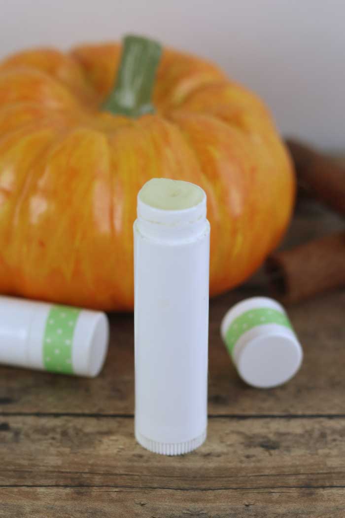Homemade Pumpkin Spice Lip Balm Recipe for Dry Lips With Essential Oils ...