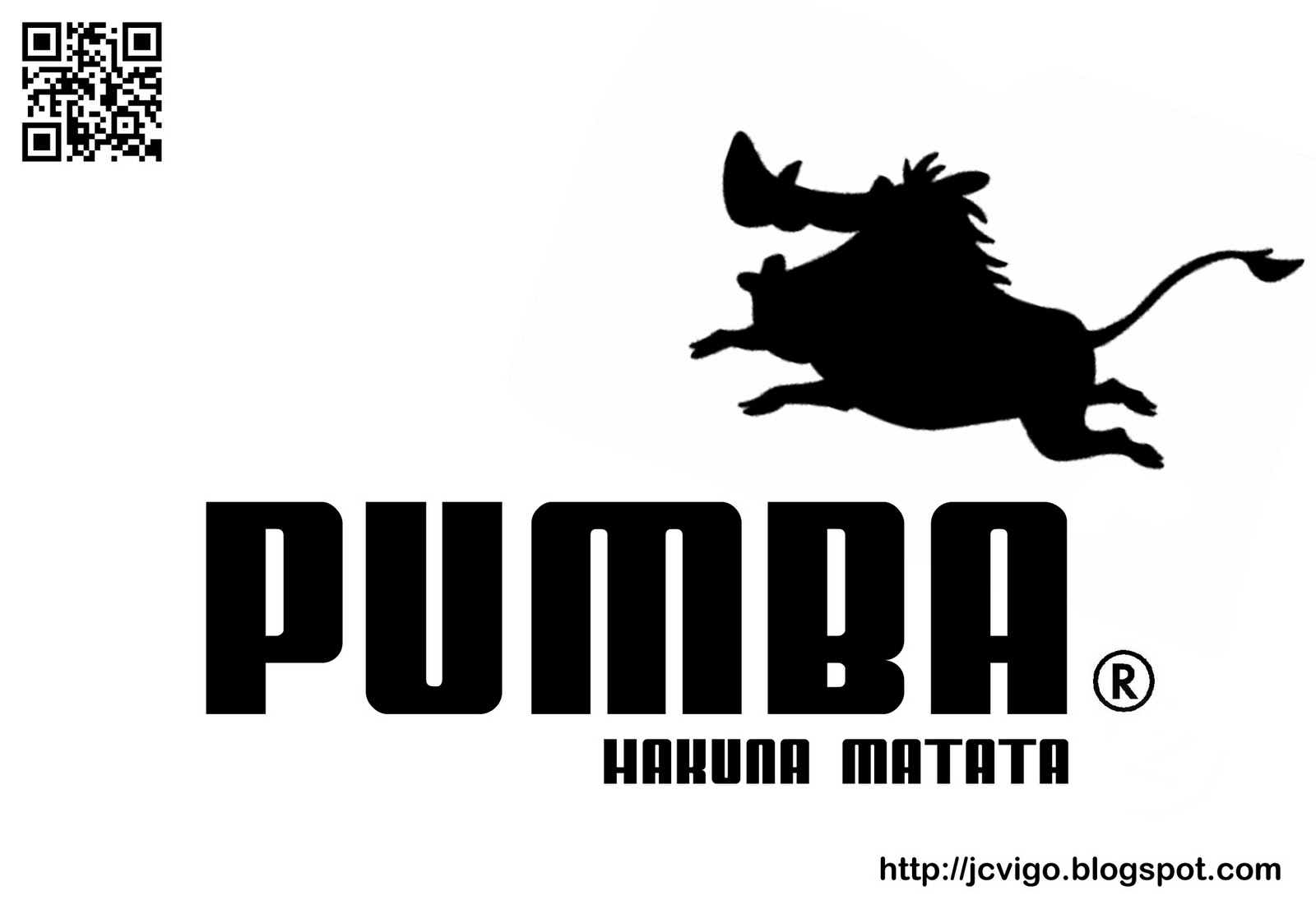 HUMOR CANALLA: Diseños Graciosos Nº 185 - Pumba (Estilo Puma)