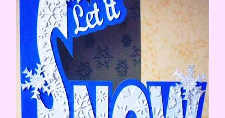 Shirley's Cards: Freebie Let it Snow Card