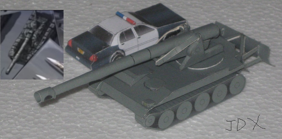 Ace Combat Model - Drawings: M110 Howitzer