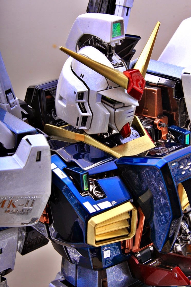 Custom Build: PG 1/60 RX-178 Gundam Mk-II AEUG "Gloss Finish"