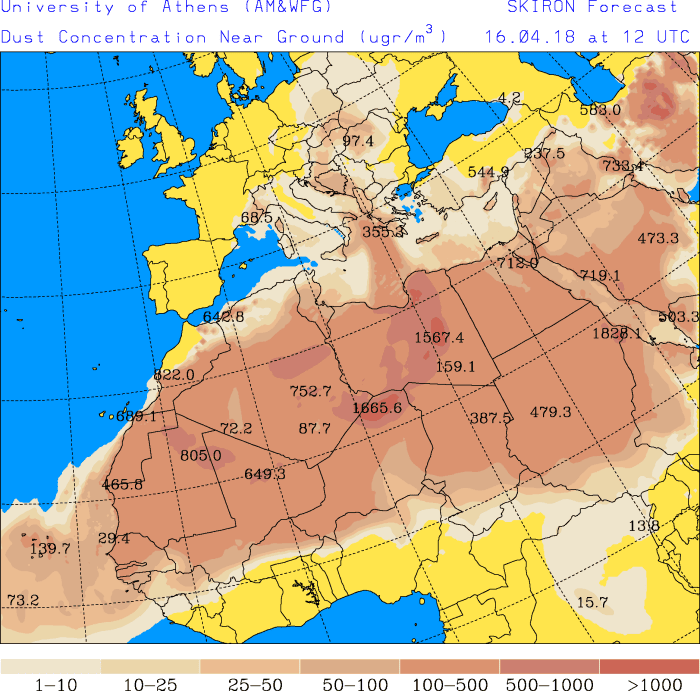 Weather News: ''Πνιγεται''παλι η Κρητη απο την Αφρικανικη σκονη!Ποτε ...