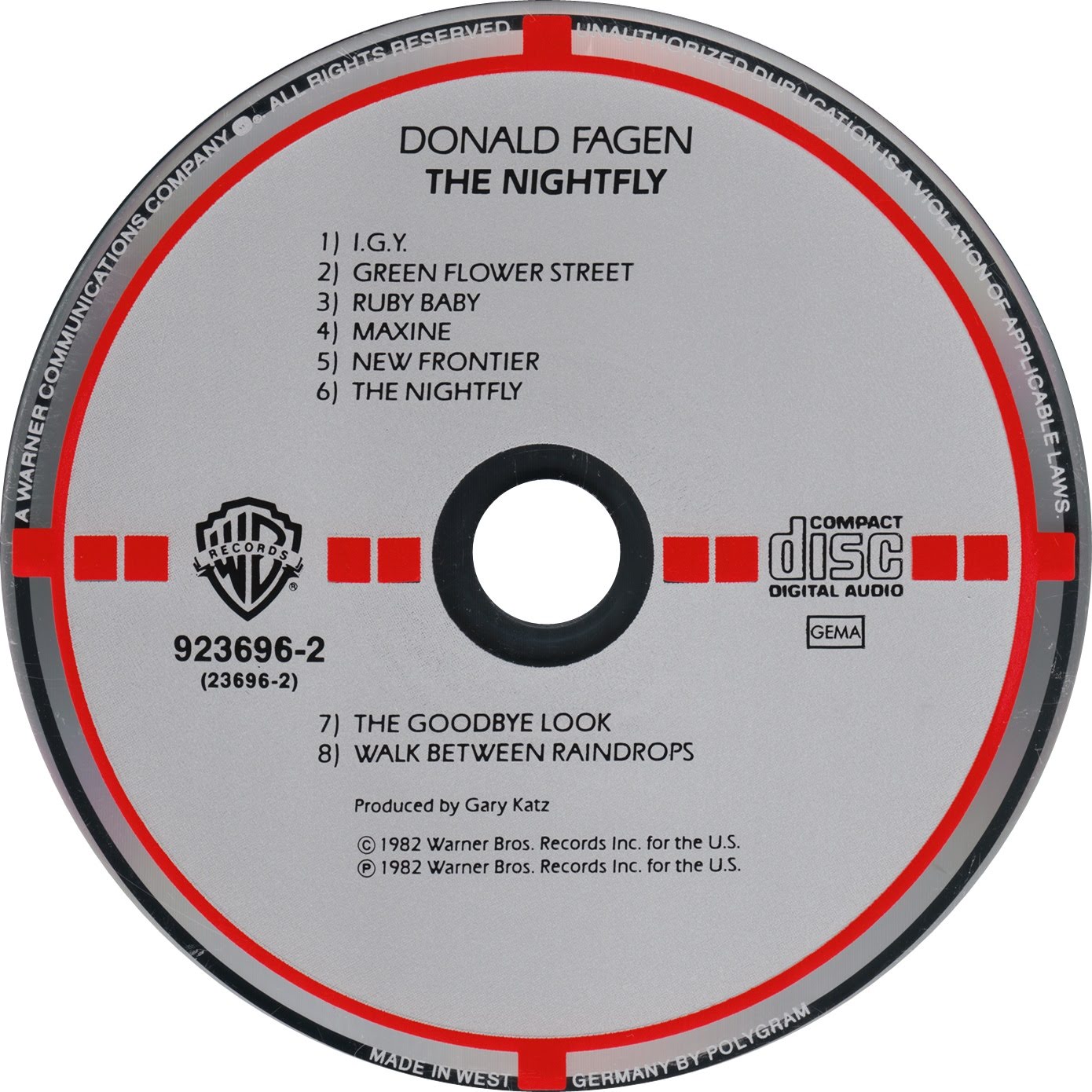 1982 The Nightfly - Donald Fagen - Rockronología
