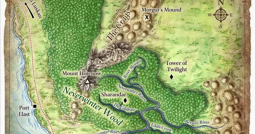 My Realms: Starter Set Sandbox 16 - Neverwinter Wood