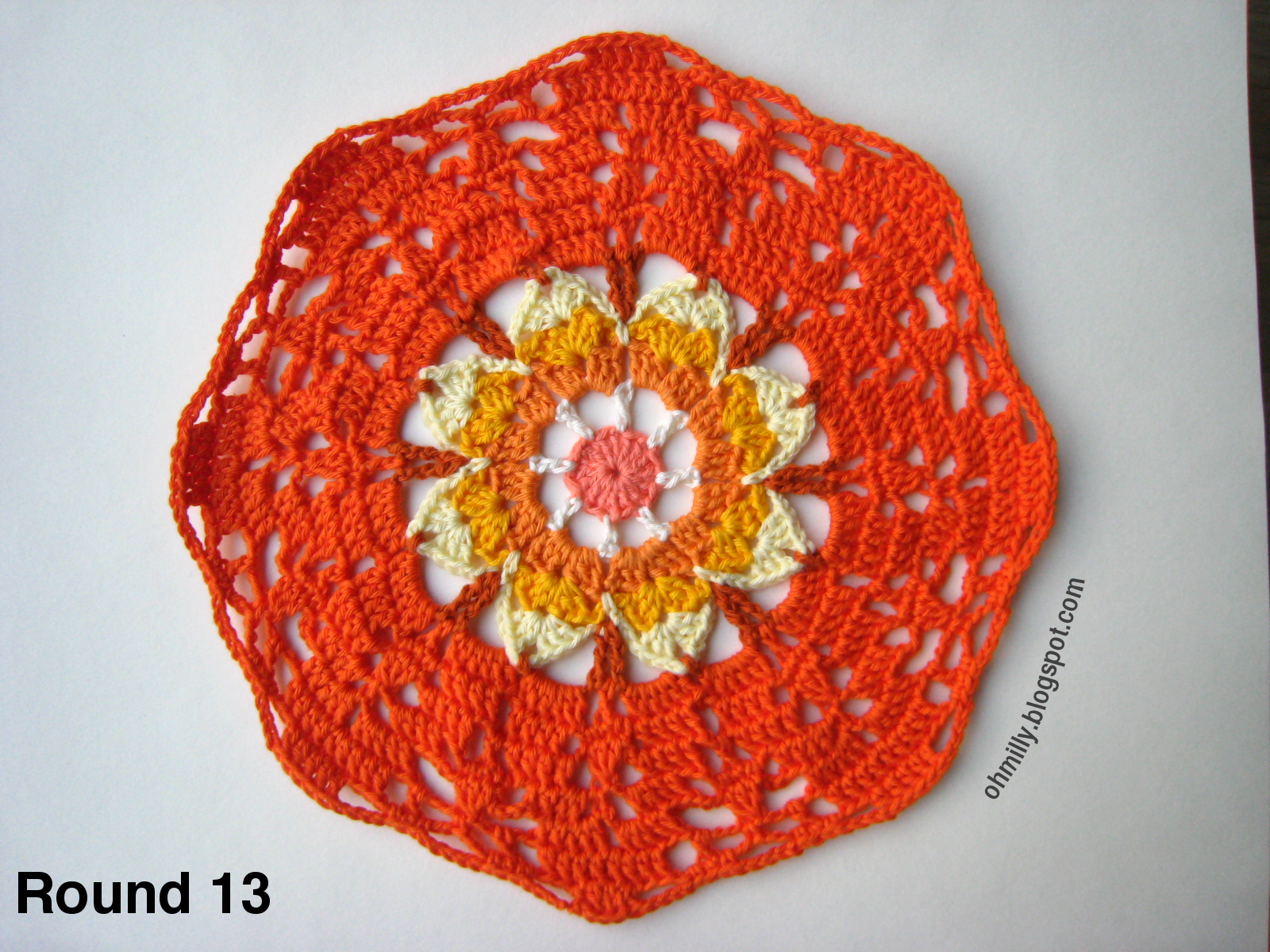 Oh Milly!: Autumn Doily Tutorial