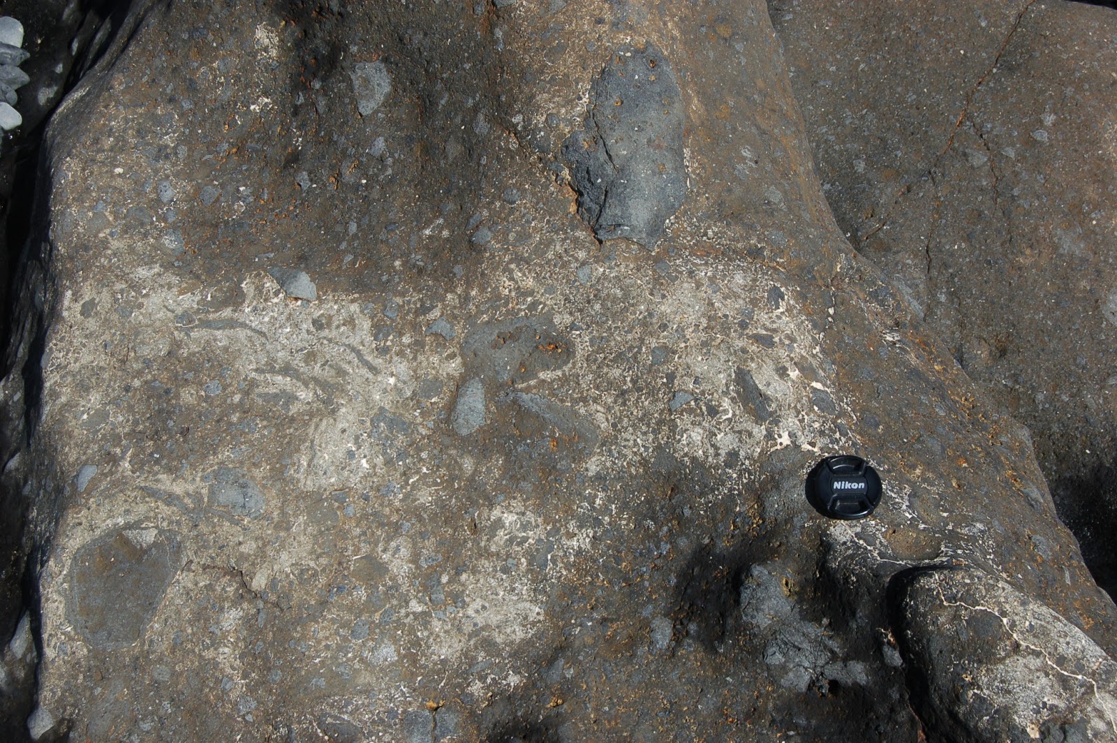 Outside The Interzone: Geo 365: June 21, Day 172: Basalt Breccia