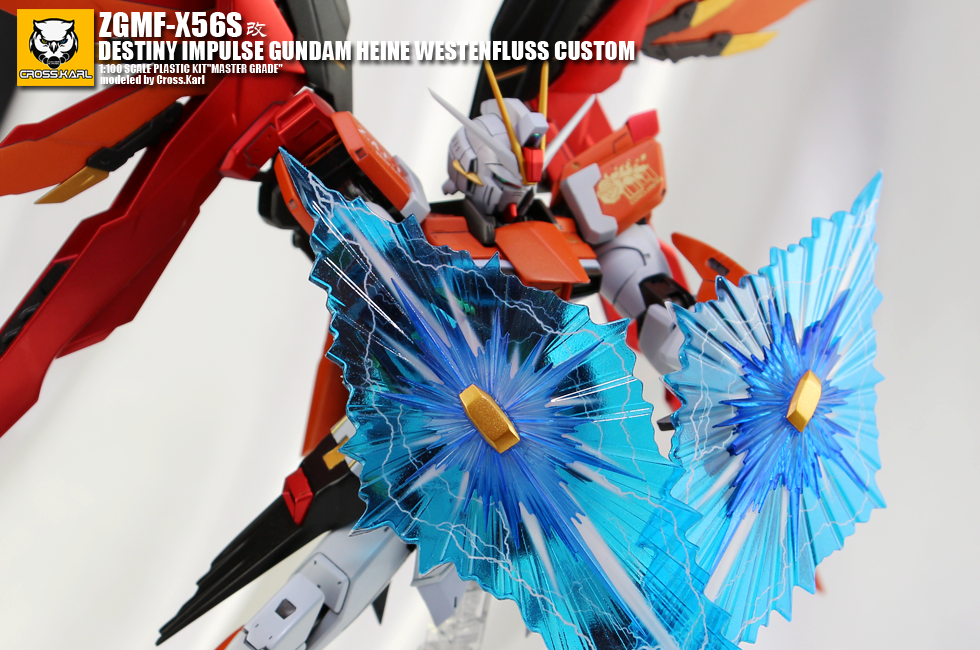 Gundam Family: MG 1/100 Destiny Impulse Gundam Heine Westenfluss Custom ...