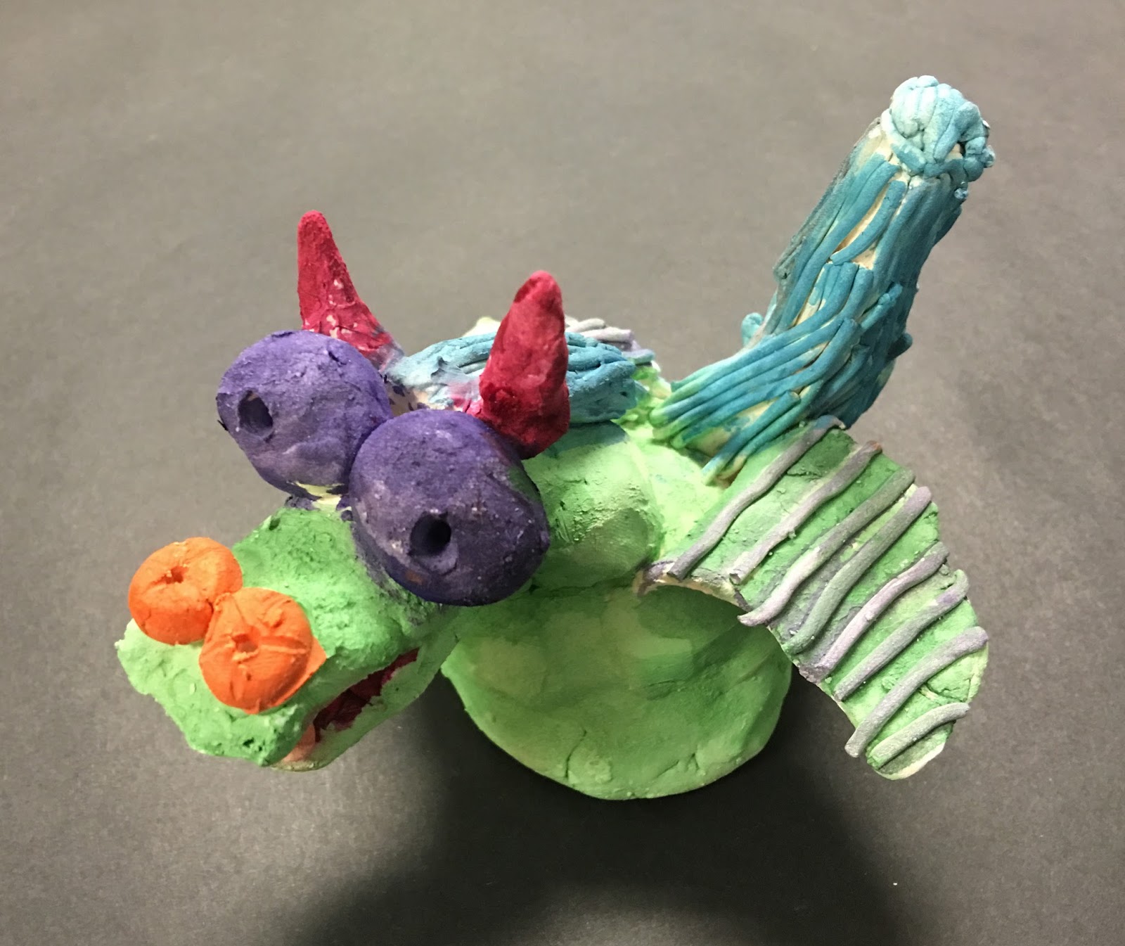 Art Room Blog: 5th Grade Pinch Clay Bowls and Dragons...