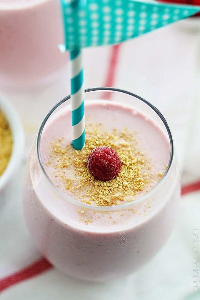 RASPBERRY CHEESECAKE SMOOTHIES RECIPE | Best Of Recipes