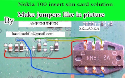 Just Mobile Sulotion: Nokia 100 insert sim problem solution