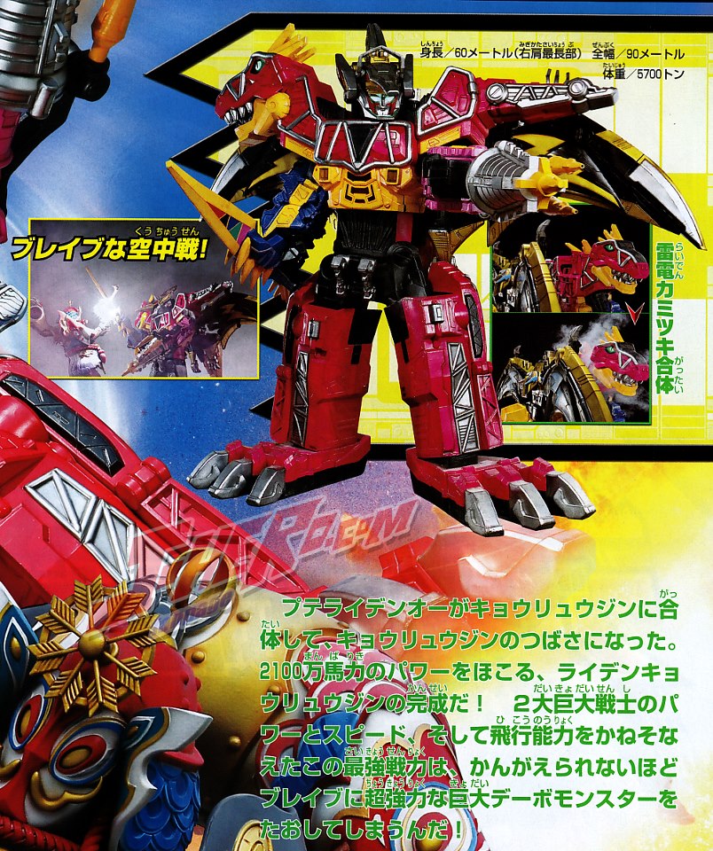 Kyoryuger: First Look at Raiden Kyoryuzin ~ AiNimeWorld
