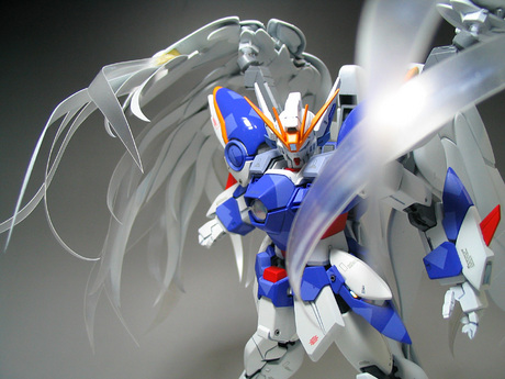MG 1/100 Wing Gundam Zero Custom - customized build