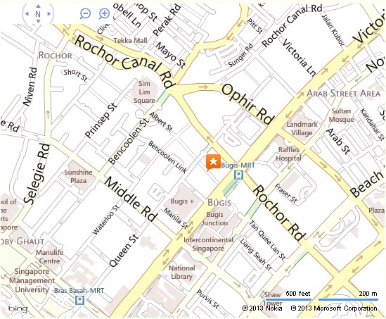 About Singapore City MRT Tourism Map and Holidays: Bugis Street ...