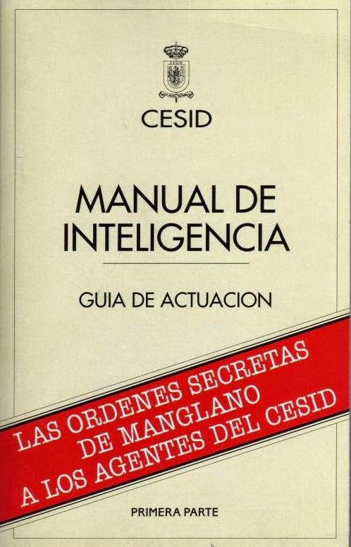 "MANUAL DE INTELIGENCIA DEL CESID" | El Museo del Espía: TIENDA ON LINE