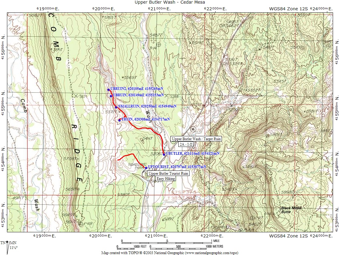 The Southwest Through Wide Brown Eyes: Butler Wash's Roadside Ruin ...