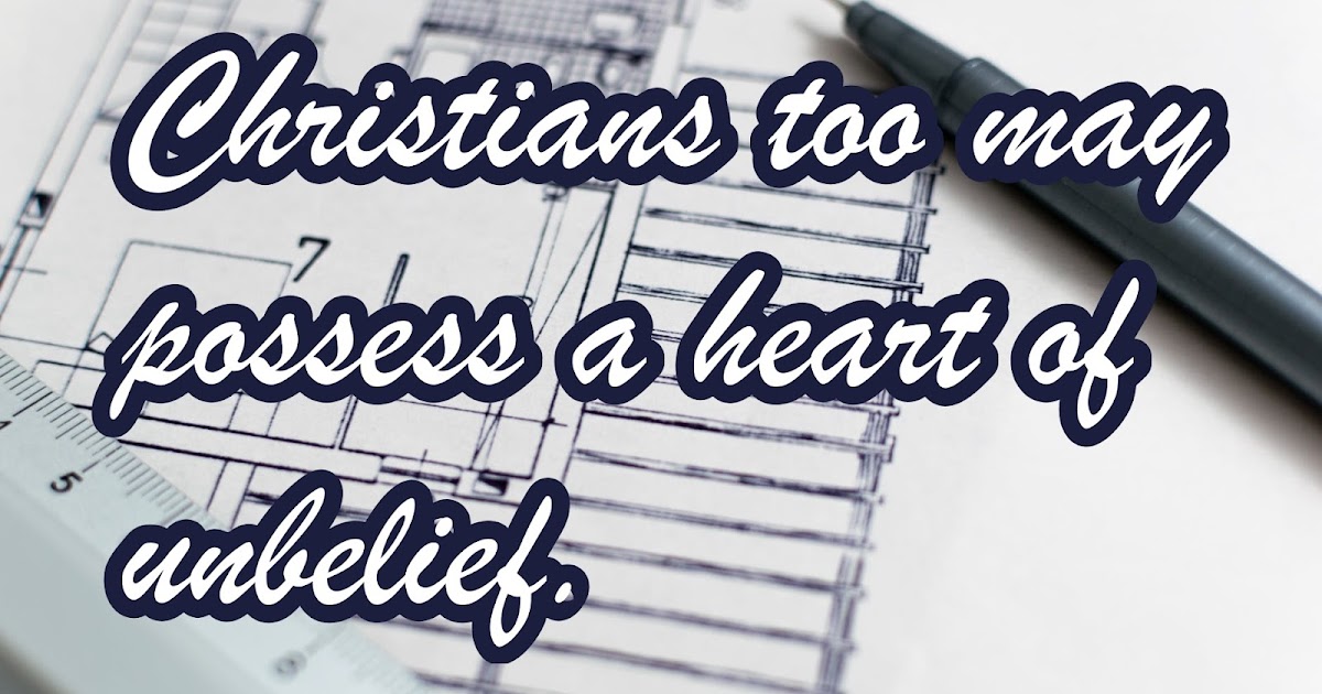 Daily Visit with God: Numbers 20:12 (KJV) The Unbelieving Believer