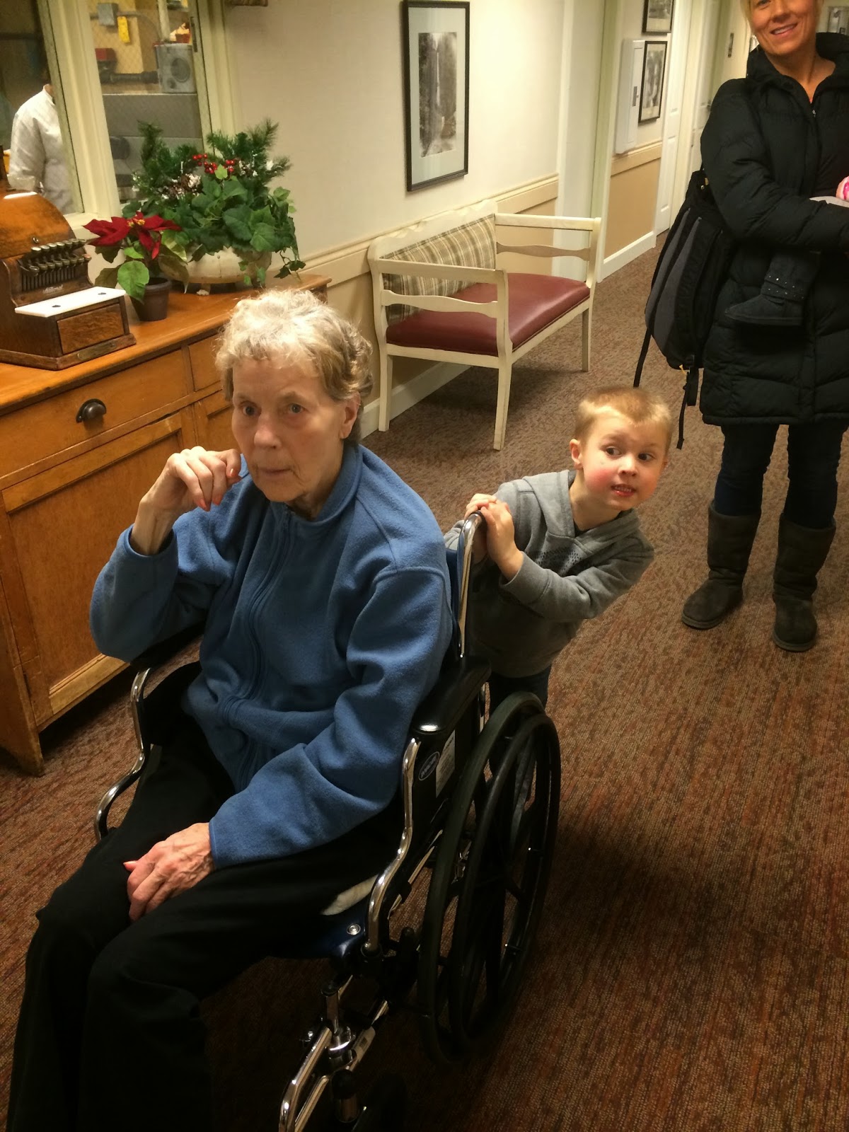 Barron Todd and Andee Grace Schader: Visiting Grandma Knuth at the ...