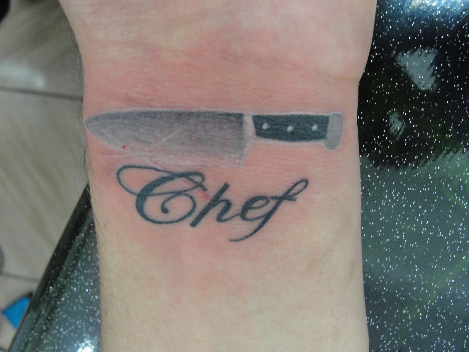 Arte Na Pele Tattoo Cuiaba: Tattoo faca do Chef