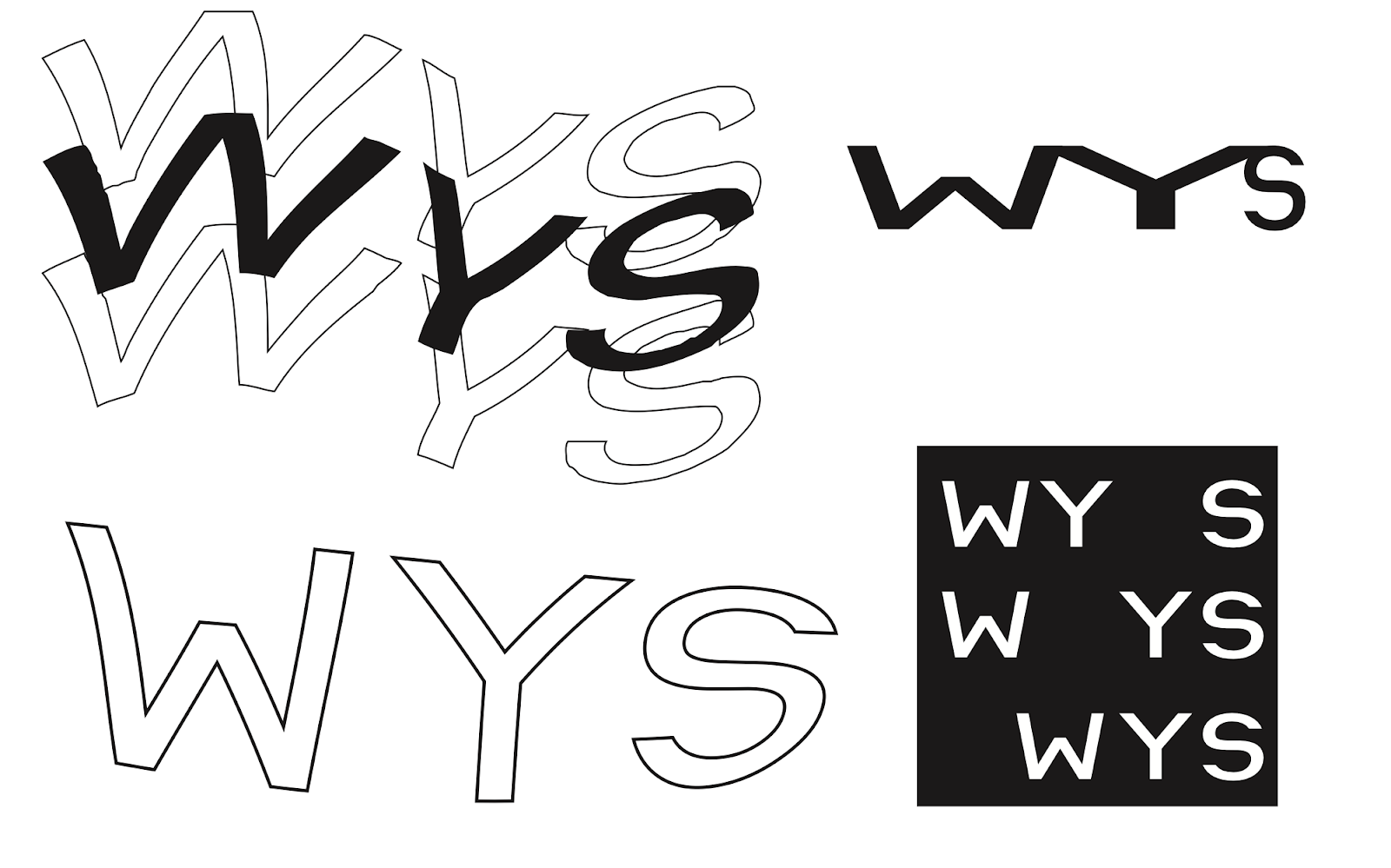 Studio Practice: WYS - IDENTITY - LOGO