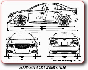 Vector Blueprints - Cars, Trucks, Busses and others: Chevrolet - Vector ...