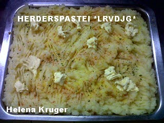 LEKKER RESEPTE VIR DIE JONGERGESLAG: HERDERSPASTEI
