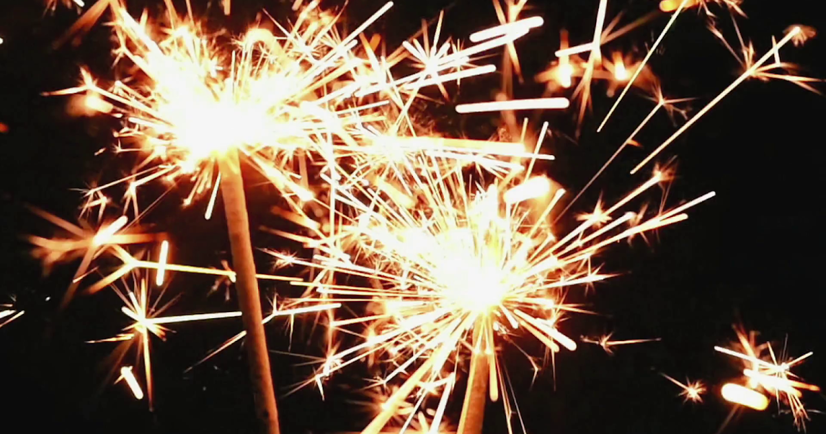 Sparklers and Firework Show