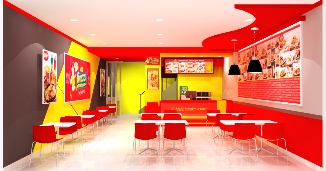 DESAIN MINI RESTO FRIED CHICKEN ~ Griya Booth