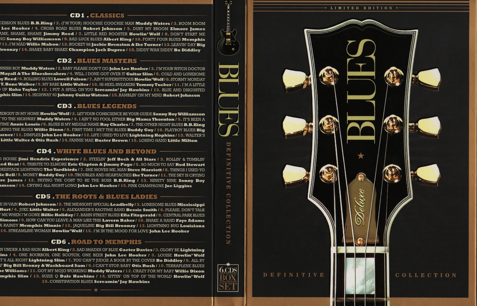 CastelarBlues: BOX - BLUES,Definitive Collection (6 Cd's)