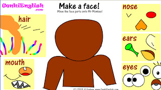 Game: Make a face ~ English Blog (EFL kids)