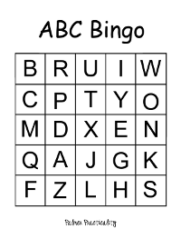 Palmer Practicality: ABC Bingo for Preschoolers