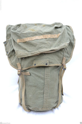 Webbingbabel: US Army WWII 1942 OD Jungle Backpack
