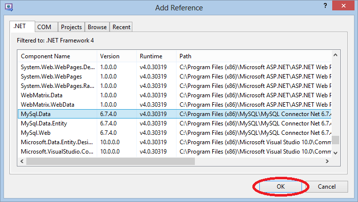 Asp.Net Helper: How To Connect To MySql Database in Asp.Net