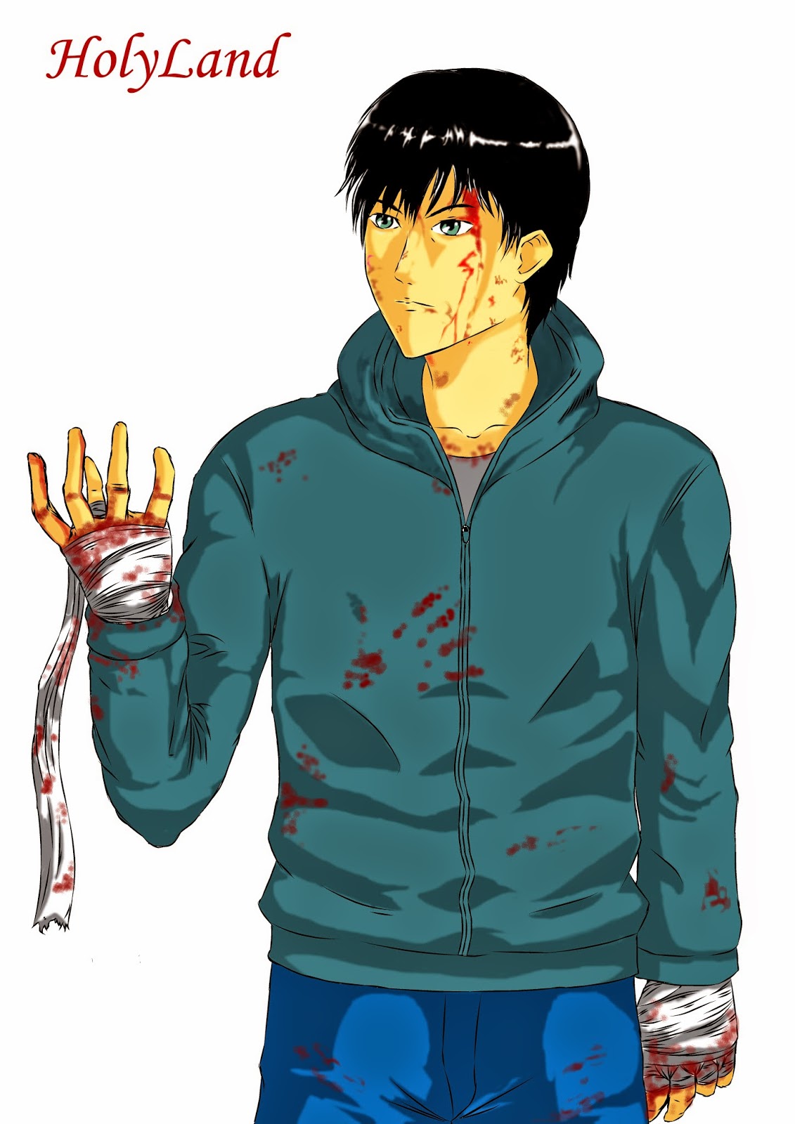 Murasaki and Daidaiiro: ( ㉨ )/ Holyland (Manga) (FA - Fan Art)