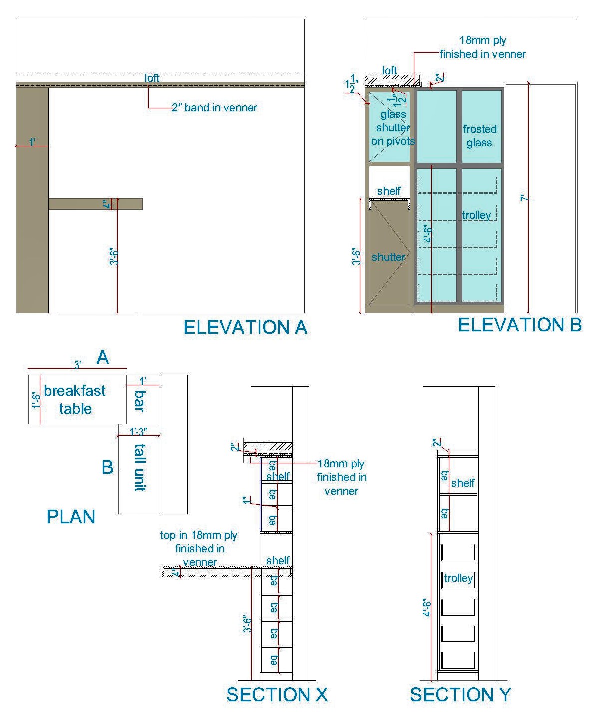 Interior Designing Portfolio: Interiors for 3 bhk apartment at Brahma ...