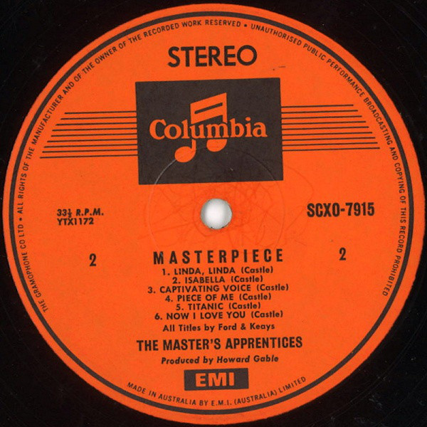 johnkatsmc5: Masters Apprentices “The Master’s Apprentices” 1967 first ...