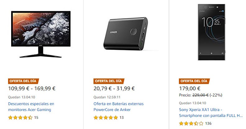 ¡Ofertas 25/02 Amazon! 7 "Ofertas del Día" y 4 "Ofertas Flash ...