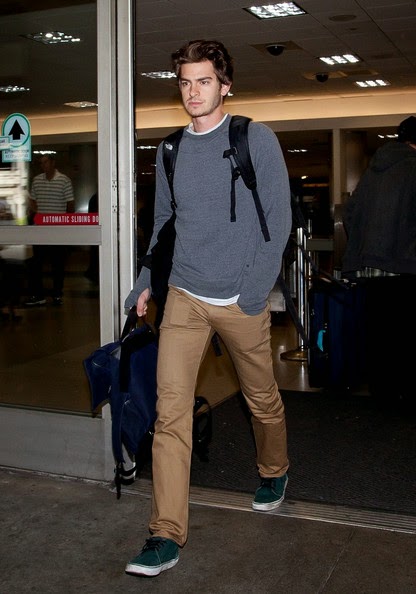Celebrity Casual Style for Your Daily Look: ANDREW GARFIELD CASUAL STYLE