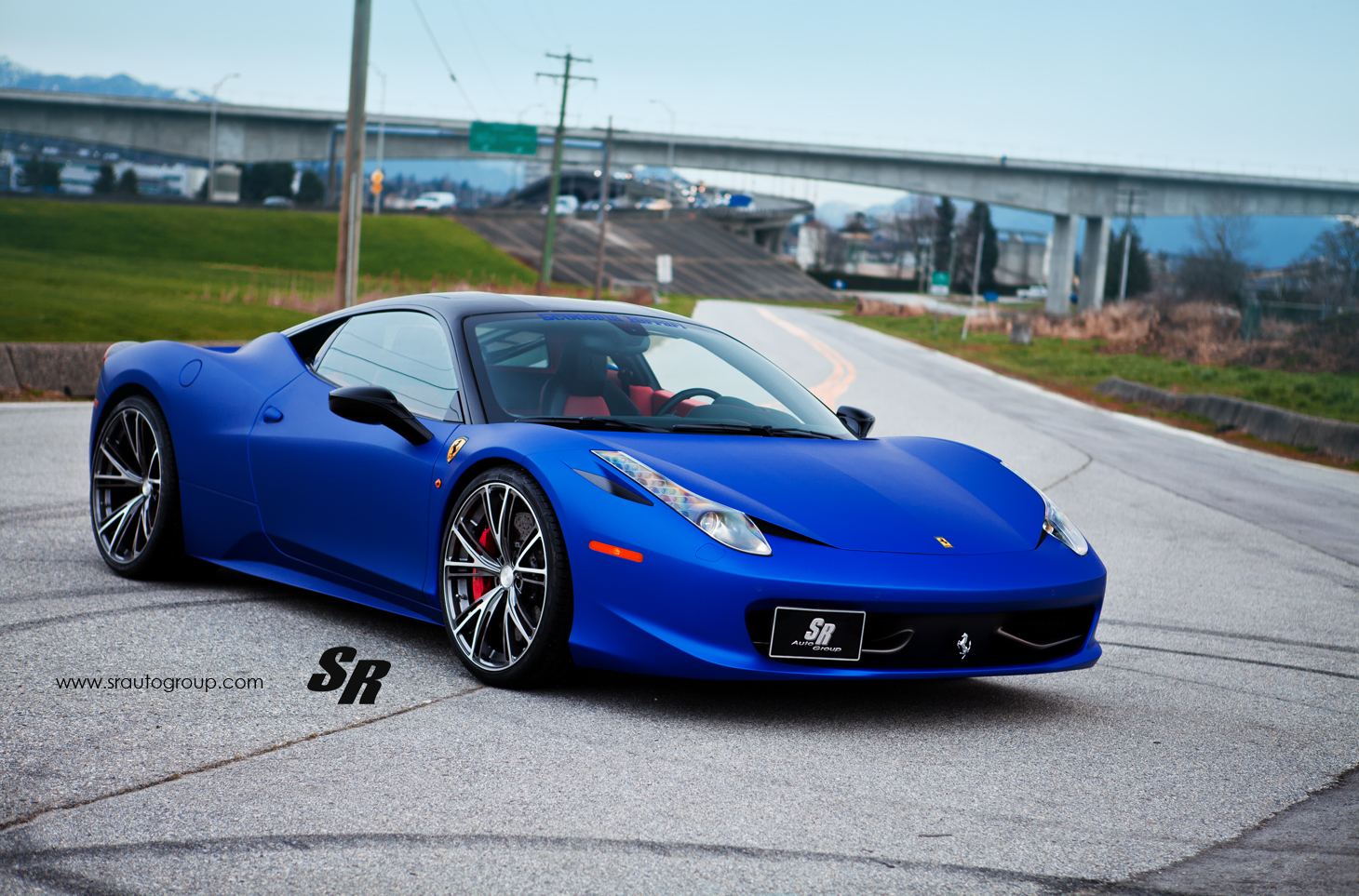 Matte Blue 458 Italia By SR Auto Group : ebeasts.com