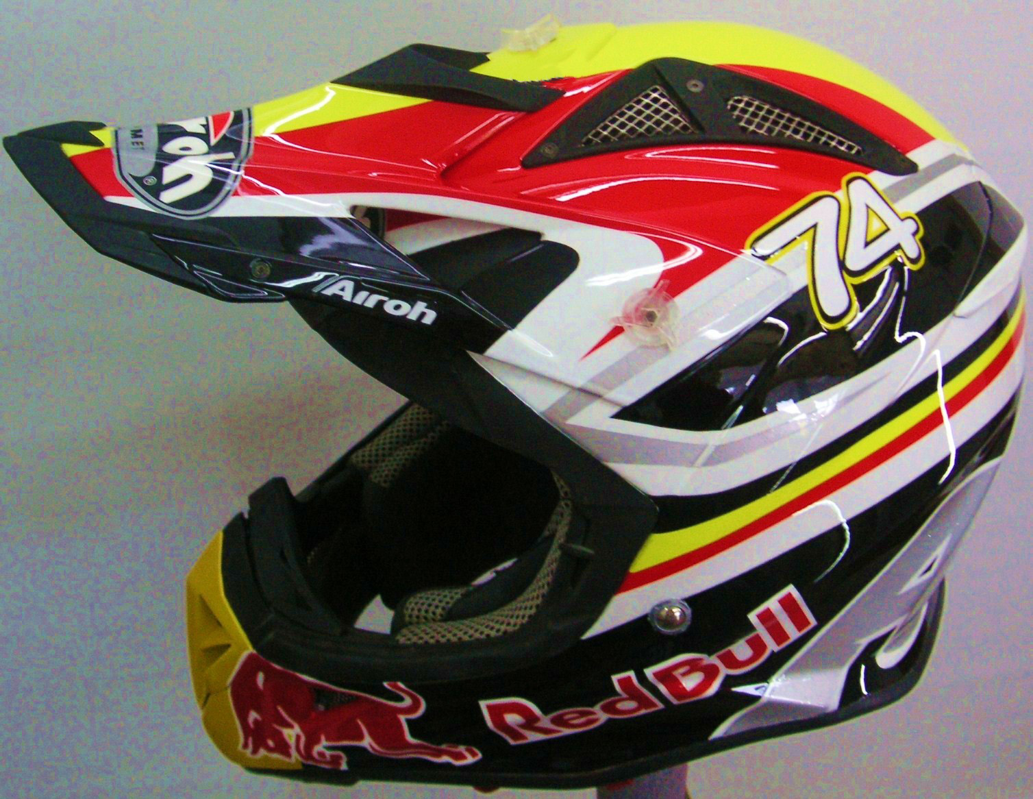 Hand Painted Helmets - Design your helmet today..!!: Custom Painted Red ...