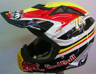 Hand Painted Helmets - Design your helmet today..!!: Custom Painted Red ...