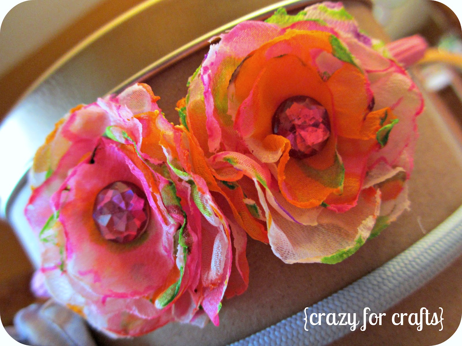 Crazy for Crafts: Flower Headbands and Fiesta!