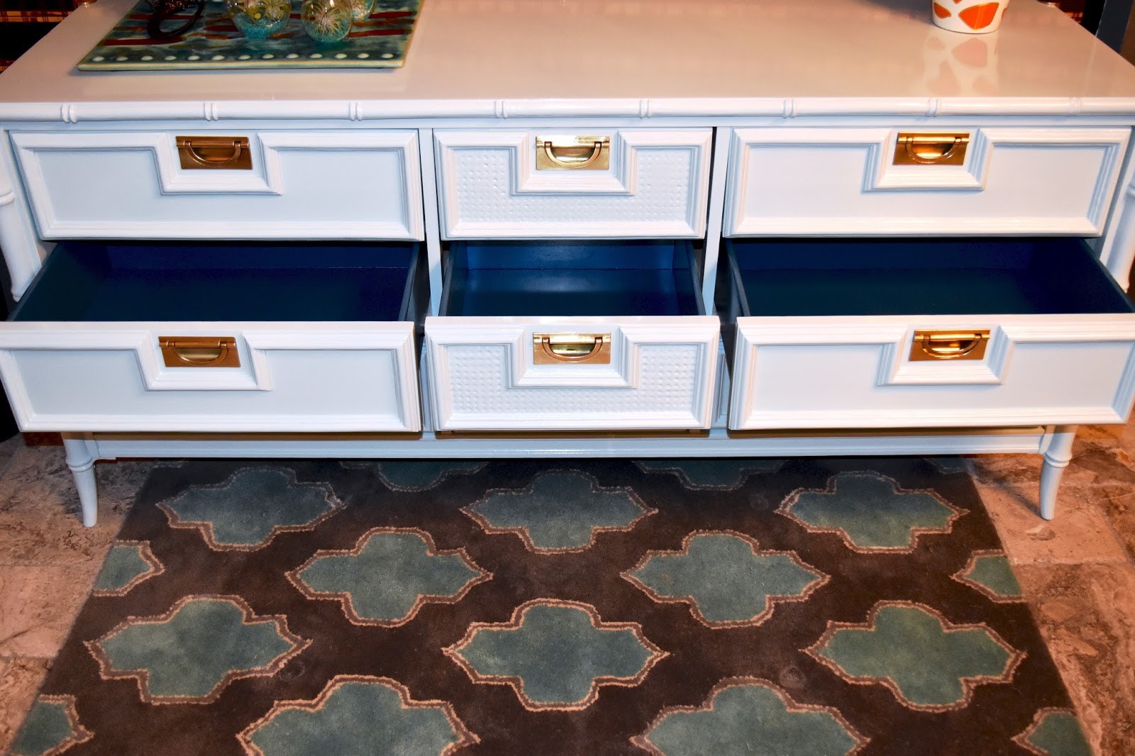 MakeMePrettyAgain: Stanley Bamboo dresser Finally finished!