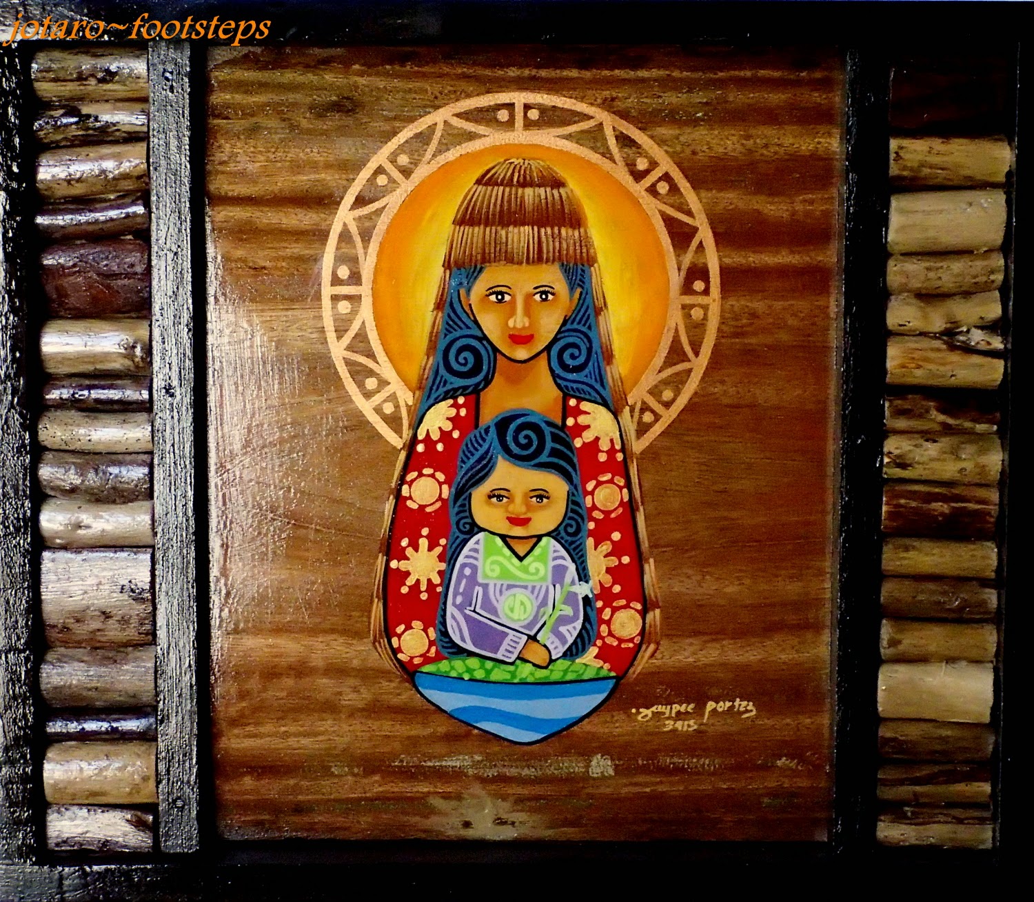 Footsteps - Jotaro's Travels: Art Gallery : Filipino Ivatan Art @ Batanes