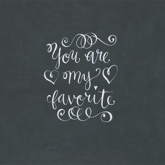 Fancy Chalkboard Lettering - Shine Your Light