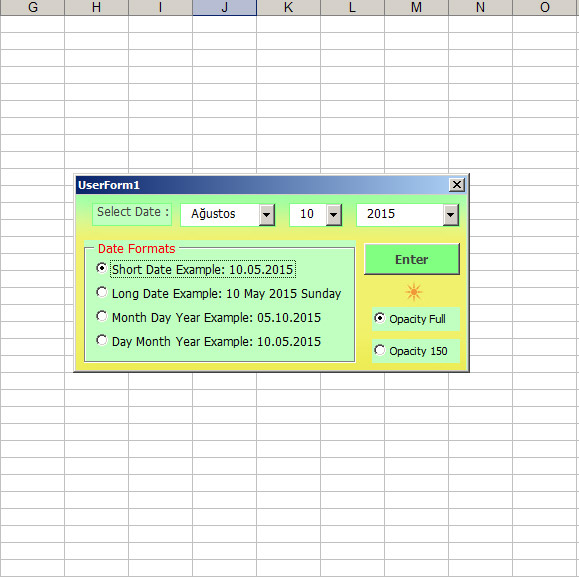 Excel Date Adding Form | New Ideas For Computer & Software