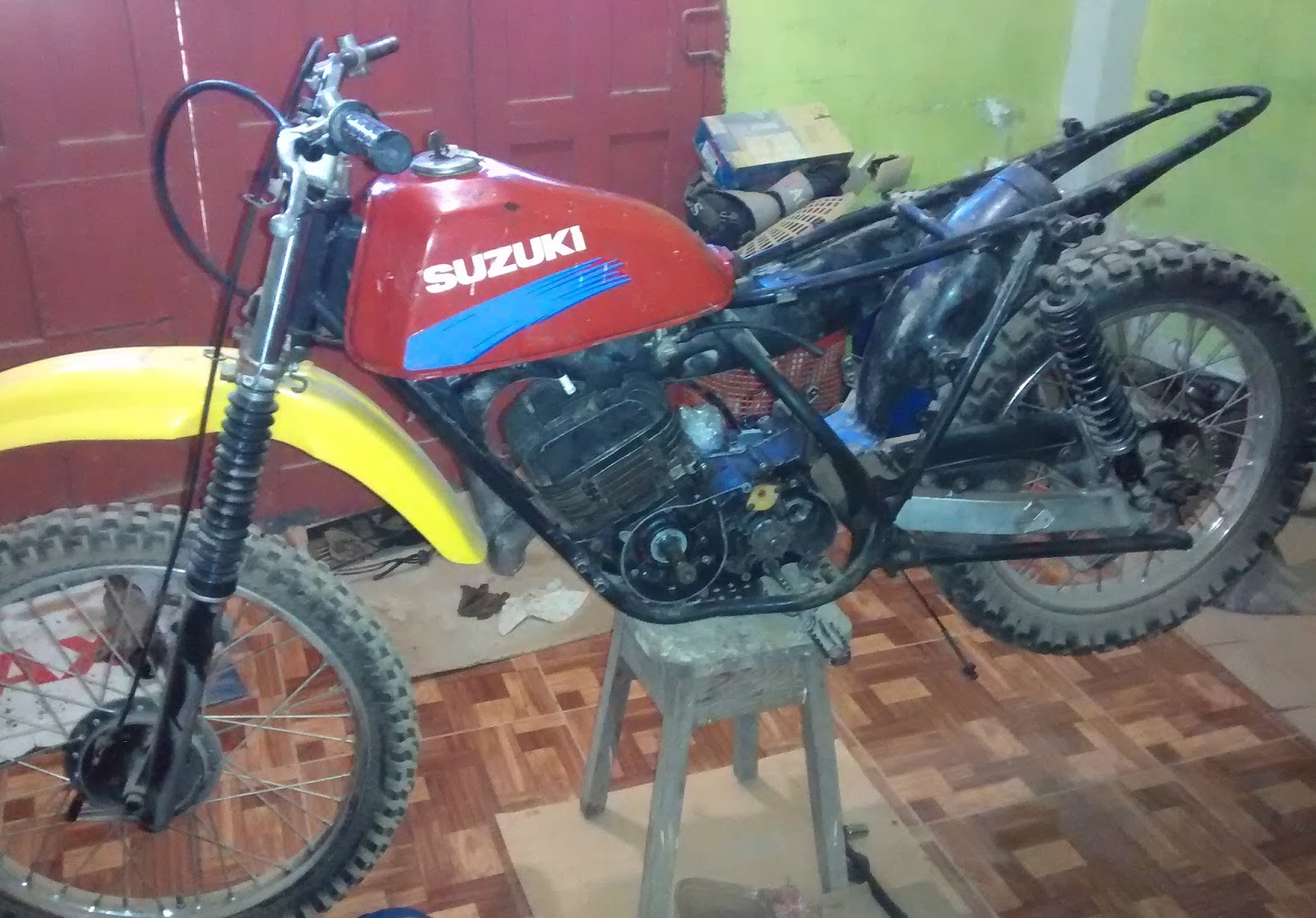 Restoration / Restauración Moto Enduro Suzuki TS 185 ER - 1982 ...