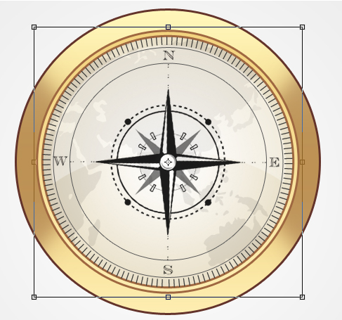 Tutoriais-PSD: Criar um ícone Compass elegante / Vintage no Photoshop