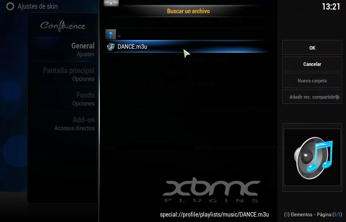 Inicia KODI Automáticamente con Música - PLUGINSXBMC
