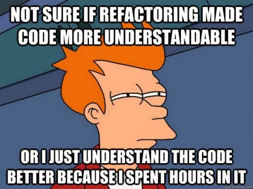 Hiren's Technical Blog: Don't get Trapped In Code Refactoring